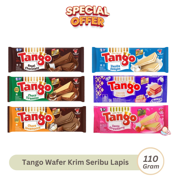 Tango Wafer 110gr Wafers Renyah Lapis Krim Berbagai Macam Rasa Tanggo Lazada Indonesia