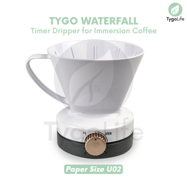 TYGO WATERFALL V60 TIMER CLEVER DRIPPER FOR IMMERSION COFFEE | Lazada ...