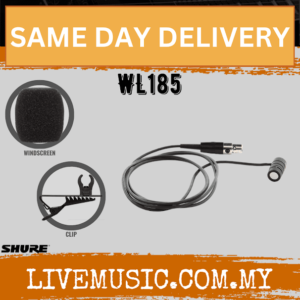 Shure WL185 Lavalier Microphone for Shure Wireless ( WL-185 / WL 185 ) | Lazada