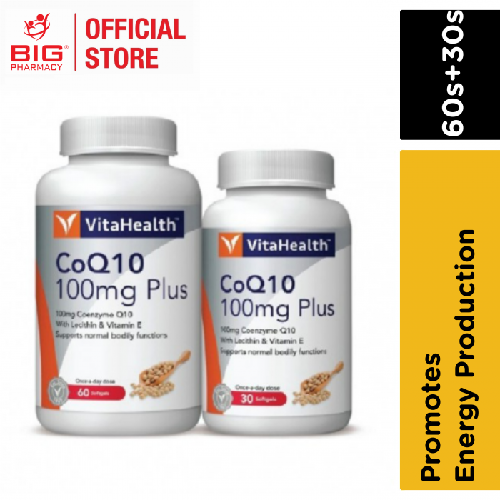 Vitahealth Coq10 Plus 60+30s | Lazada