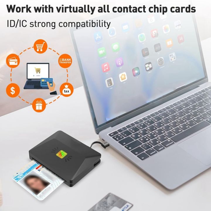 ATM Smart Card Reader Single Smart Card Reader USB C CAC Reader ...