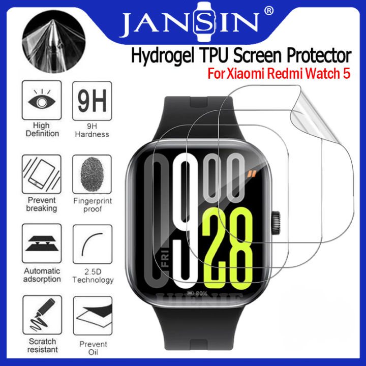 Soft Hydrogel Film For Xiaomi Redmi Watch 5 Screen protector Curved Protective Film | Lazada ...