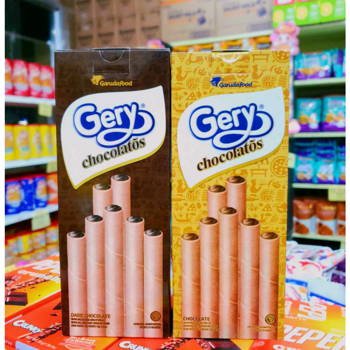 Gery Chocolatos Chocolate Wafer Rolls 14G x 10 Packs Inside! | Lazada PH