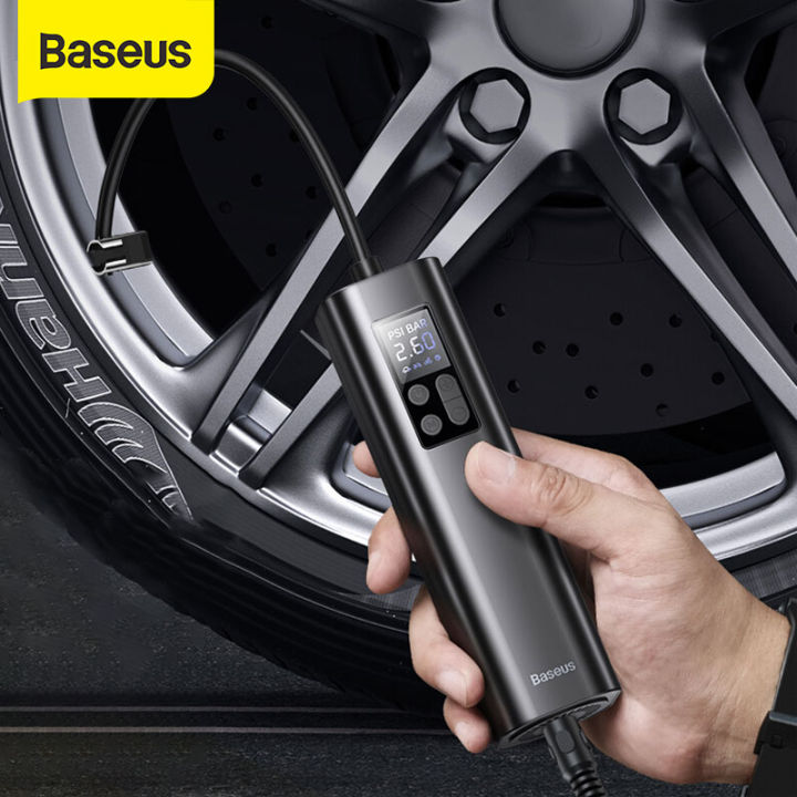 Máy bơm/máy nén khí di động Baseus DC 12 Volt/150 PSI cho ô tô /xe đạp ...