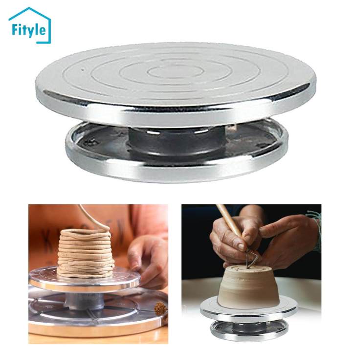 Fityle Sculpting Wheel Turntable Pottery Stand Turn for Model Building ...