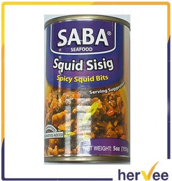 Saba Squid Sisig (Spicy Squid Bits) 155g | Lazada PH