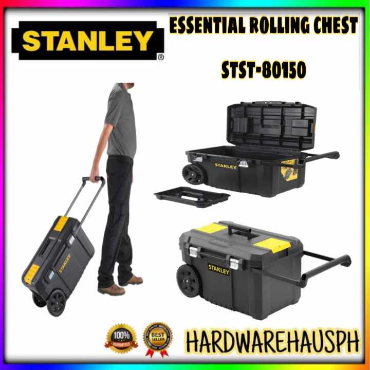 STANLEY TOOL BOX Essential Rolling Chest 50L / 13Gal. STST1-80150 ...