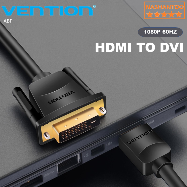 Vention HDMI To DVI Cable High-Speed Male To DVI-D 24+1 Adapter 1080P ...