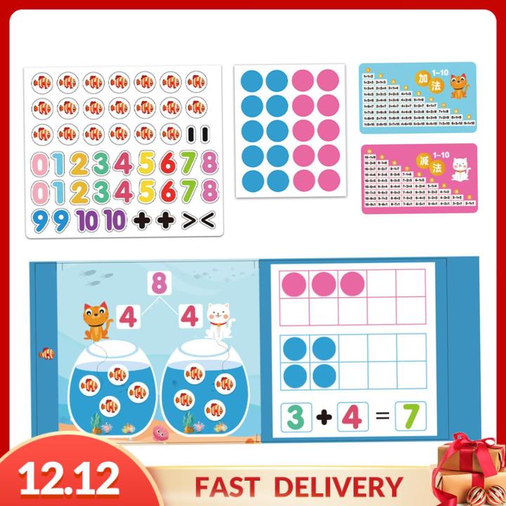 Gispark Ten Frame Set Numbers Counting Toy Educational Toy Math ...