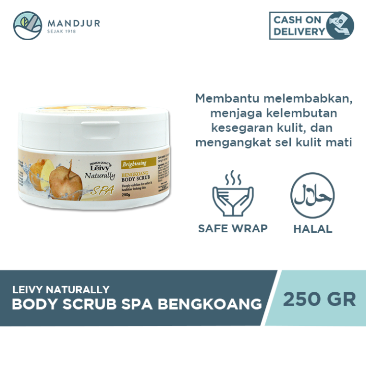 Leivy Body Scrub Spa Bengkoang 250 Gr - Lulur Mandi Dengan Bio White ...