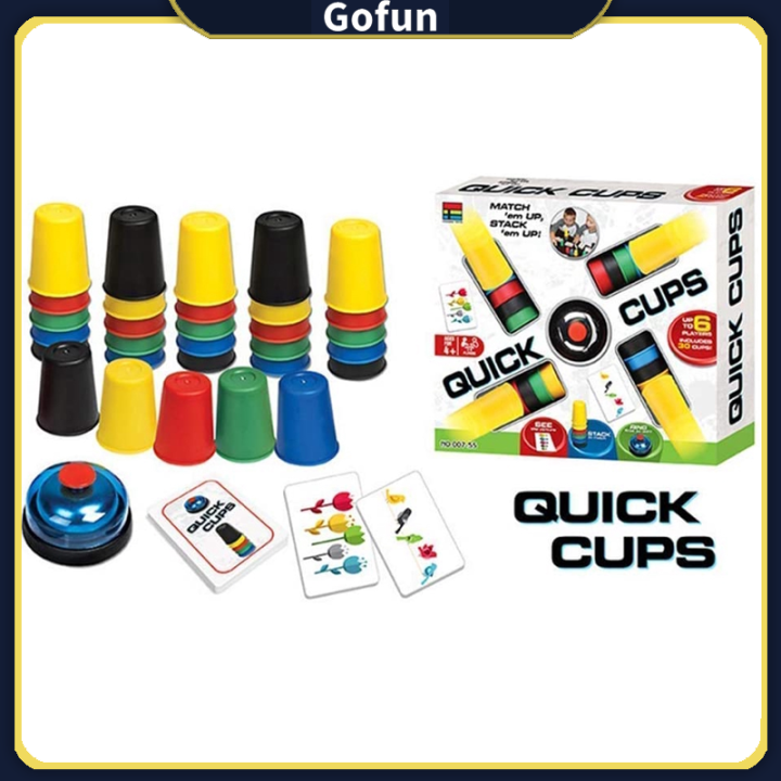 Quick Cups Board Game Funny Family Party Game Speed Cups Parent-child ...
