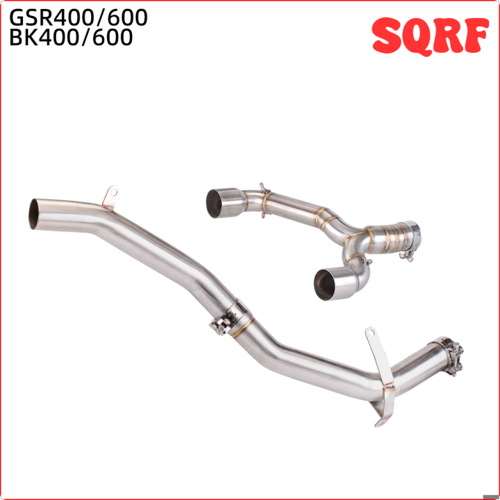 [SQRF] For suzuki GSR400 GSR600 BK400 BK600 System Escape Slip On Front ...