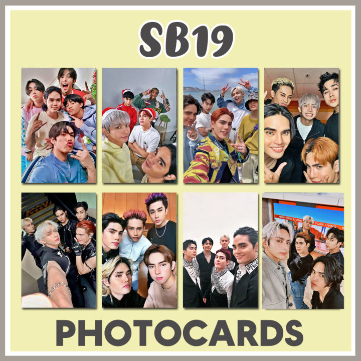 SB19 Photocards (Justin Ken Josh Stell Pablo) | Lazada PH