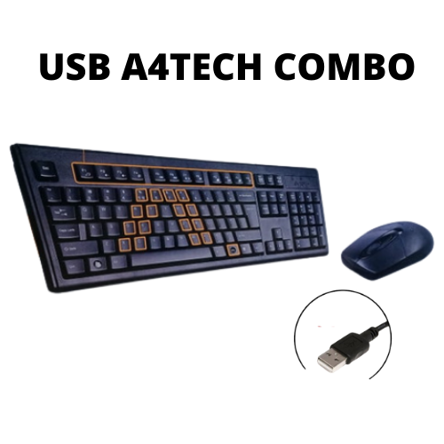 A4TECH KEYBOARD AND MOUSE COMBO A4TECH USB KEYBOARD AND MOUSE COMBO ...