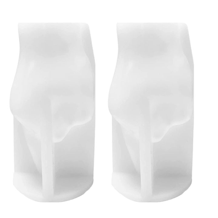 (YOWK) 2 Pack Middle Finger Shaped Silicone Candle , Gesture for Candle ...