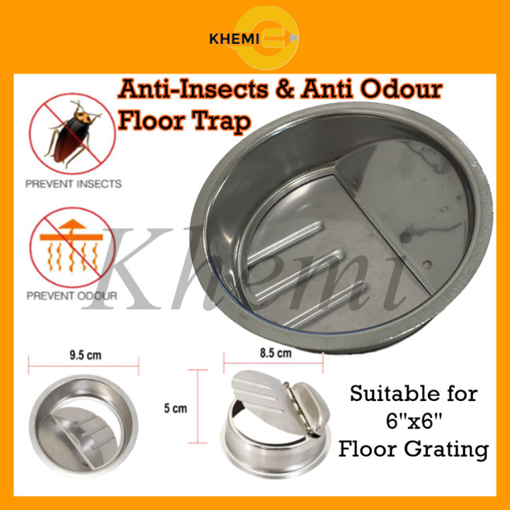 Stainless Steel Auto Trap. Anti Odour & Anti Insect Floor Trap Grating ...