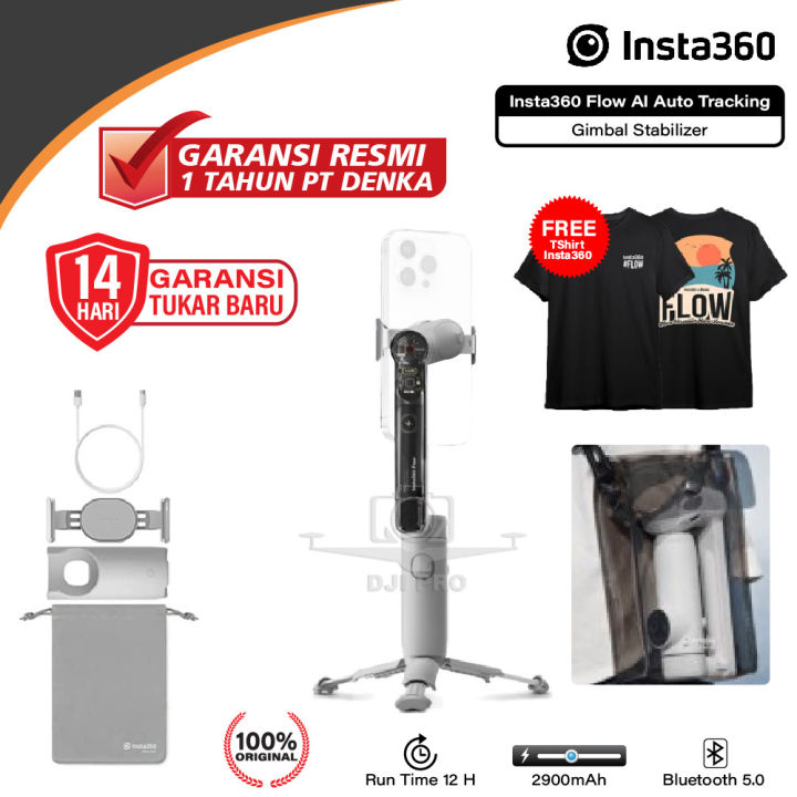 Insta360 Flow AI Auto Tracking Gimbal Stabilizer / Insta 360 Flow Standalone | Lazada Indonesia