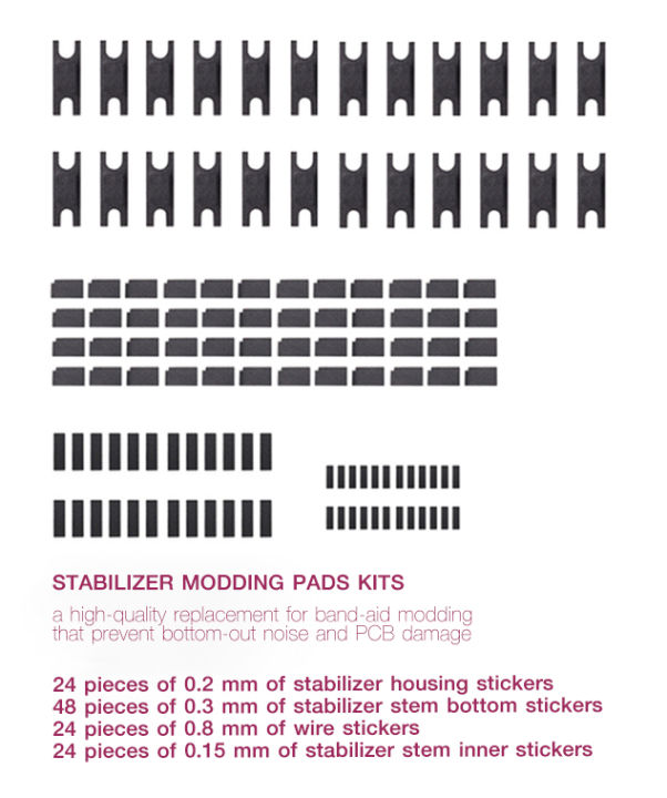 Stabilizers modding pads kits ชุดปรับแต่ง Stabilizer for Mechanical ...
