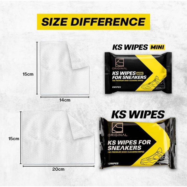 Ks wipes mini Instant White Sneaker Transformation with Gentle Cleaning ...