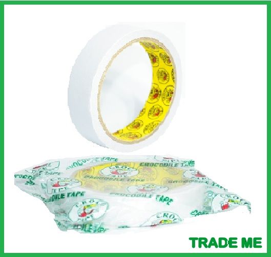 Double Sided Tape Tissue type, 1" x 10 meters, Crocodile brand - ( 200 ...