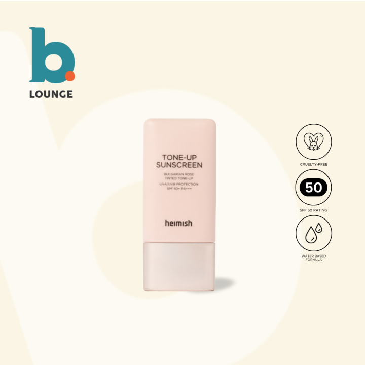 heimish Bulgarian Rose Tone-up Sunscreen SPF50+ PA+++ 30ml [Sunblock ...