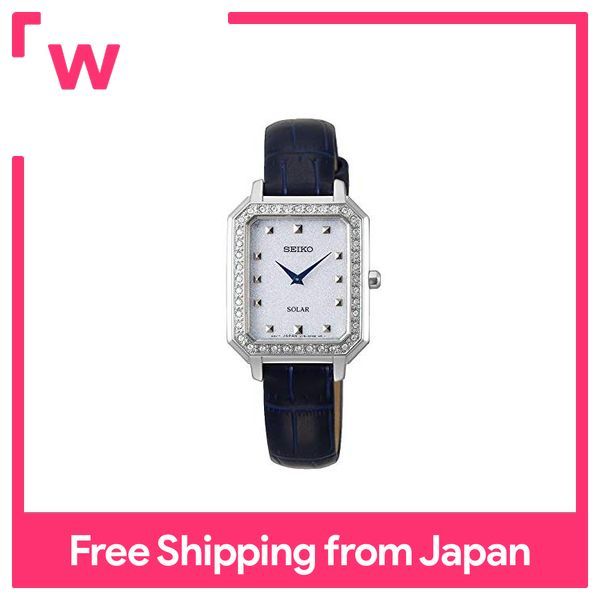 [Seiko] Seiko Overseas Watch Solar Quartz Square SUP429P1 Ladies ...