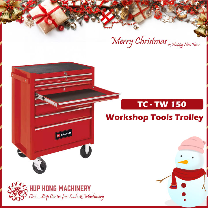 EINHELL TC-TW 150 Tool Trolley with Drawers & Storage Compartment ...