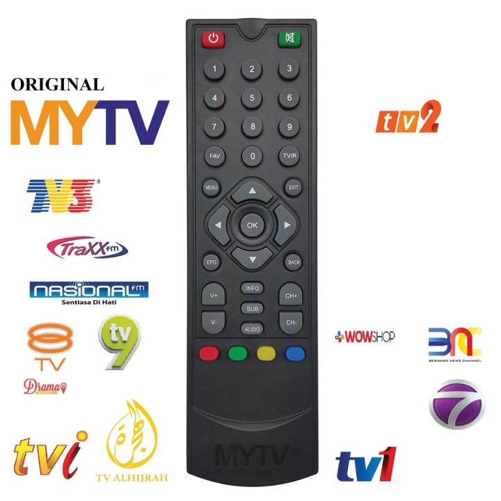 MYTV Remote Control MYTV Government Digital Decoder Khas Untuk Edaran ...