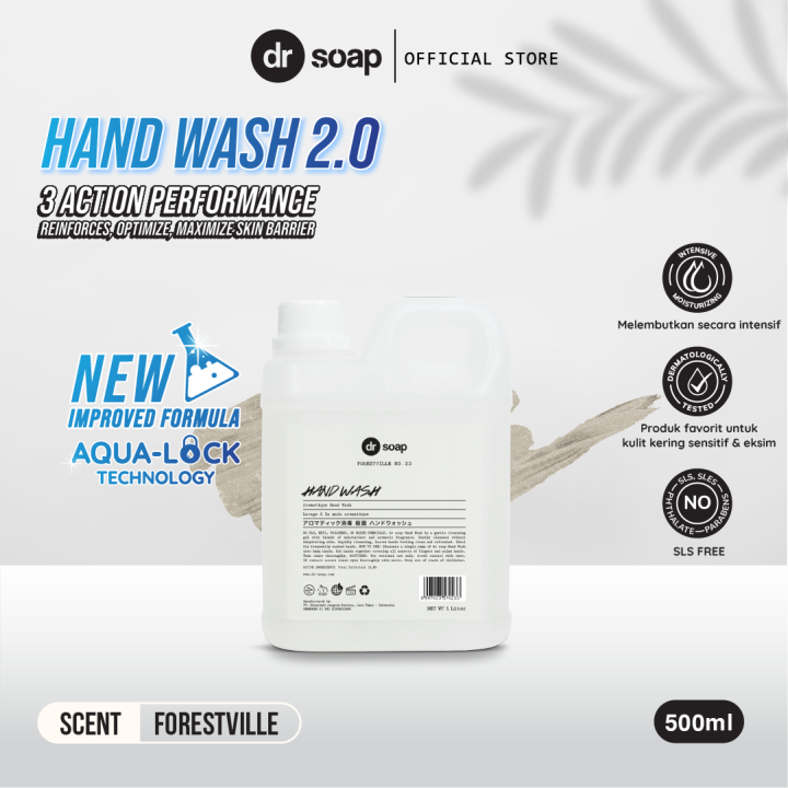dr soap Hand Wash Forestville 1 Liter (Refill) - Sabun Tangan Kulit ...