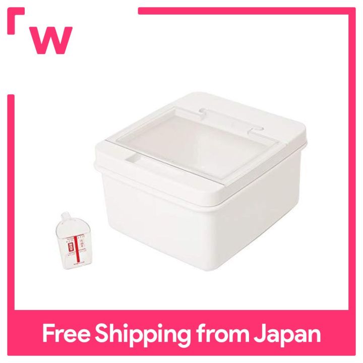 KIMOTO CHEMICAL [Rice Bin] Rice Stocker 5kg (White) | Lazada PH