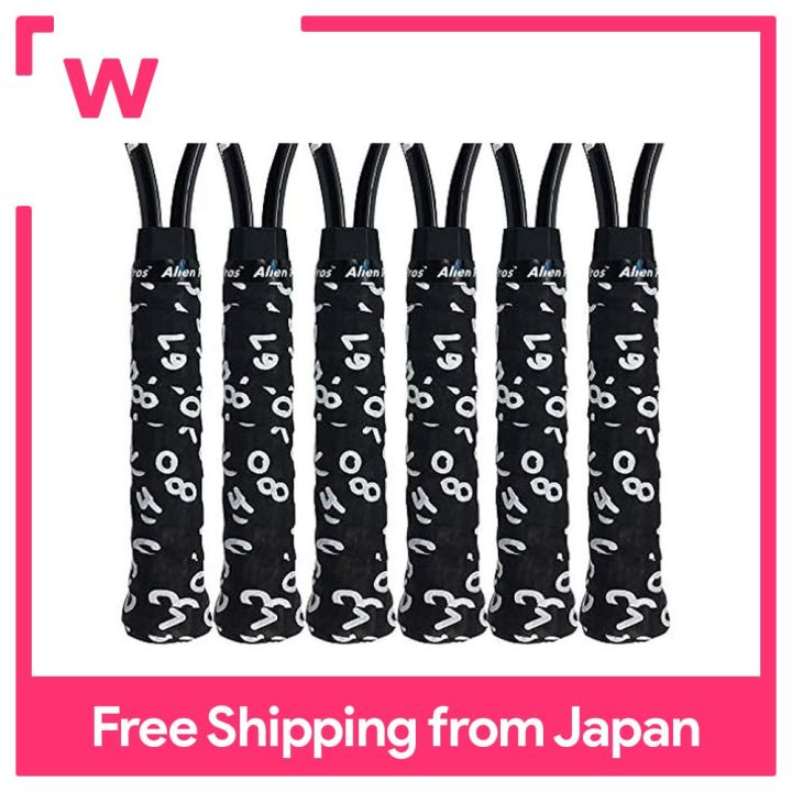 Alien Pros Tennis Racket Grip Tape (6 Grip) - Pre-Cut Dry Touch Tennis ...