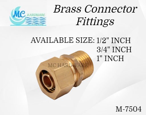MC HARDWARE M-7504 1 PIECE Brass Connector Fittings | Lazada PH