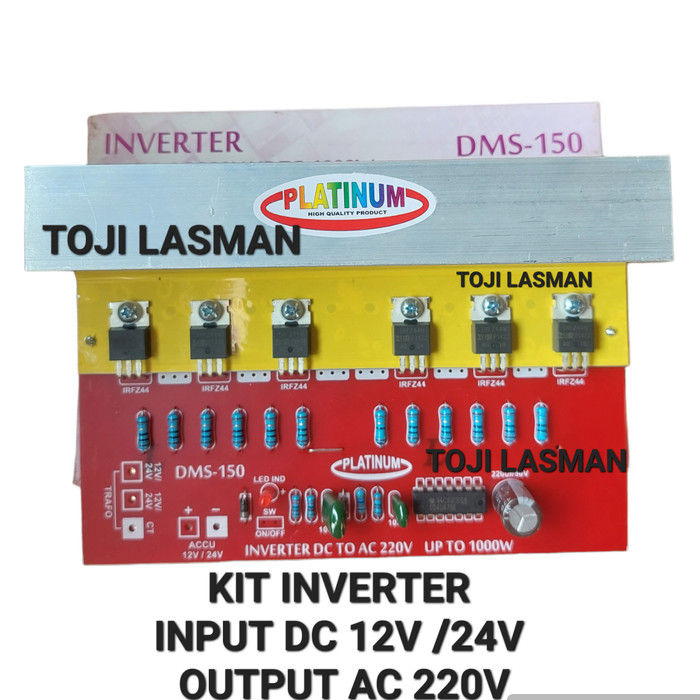 PROMO- KIT PCB INVERTER DC 12V 24V TO AC 220V 12 24 220 V VOLT AC DC ...