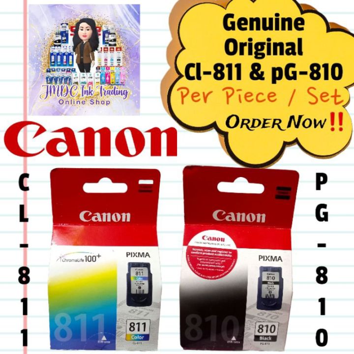 Genuine Canon Pixma CL- 811 PG- 810 Brandnew Original Genuine Ink ...