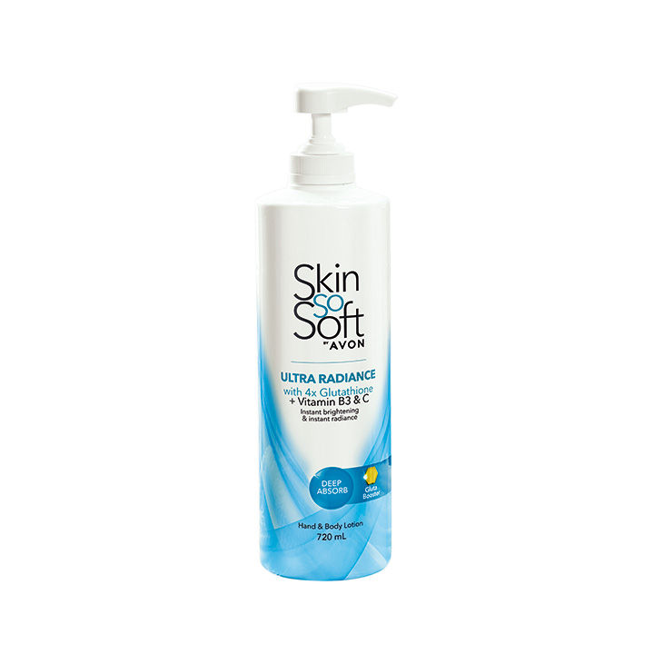 Avon Skin So Soft Ultra Radiance With 4x Glutathione Hand & Body Lotion ...