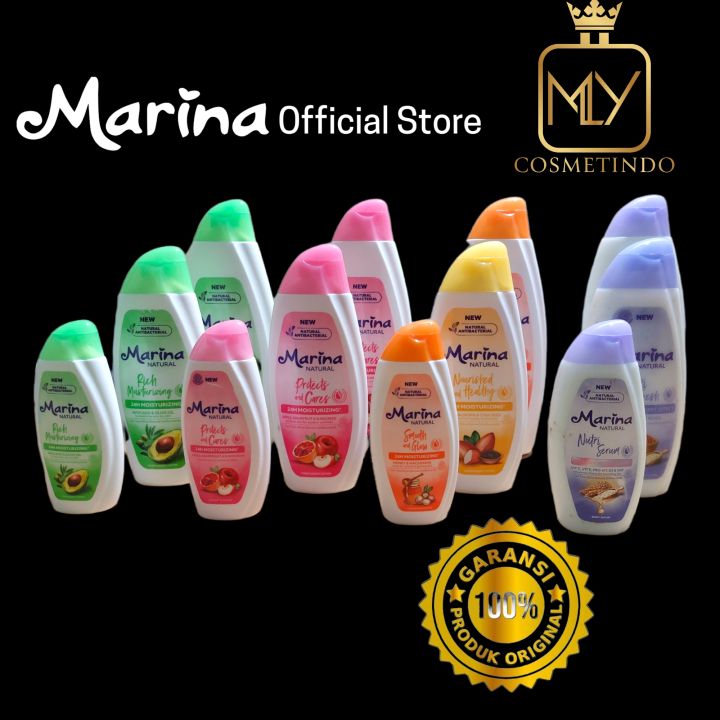 Marina Hand Body Lotion Natural 95ml,190ml, 335ml dan 475 [Produk ...