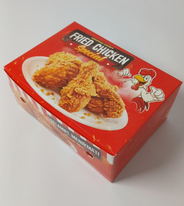 Dus Fried Chicken - Dus Nasi Kotak Kfc 12x16x7cm || | Lazada Indonesia