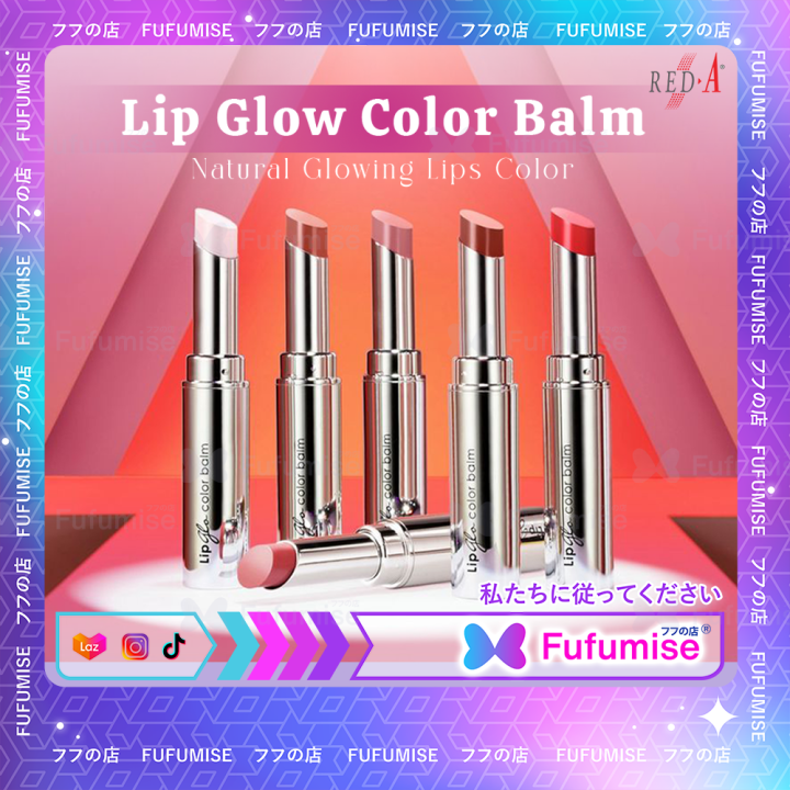 Red-A Lip Glo Color Balm 3 in 1 - LIPBALM, LIPGLOSS & LIPSTICK | Super ...