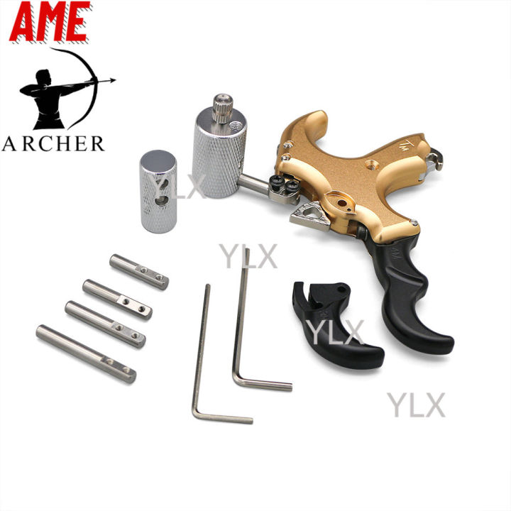 Compound Bow Release Aids Grip Target 3/4 Finger Grip Trigger | Lazada