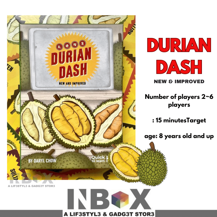 Durian Dash Card Game | Lazada Singapore
