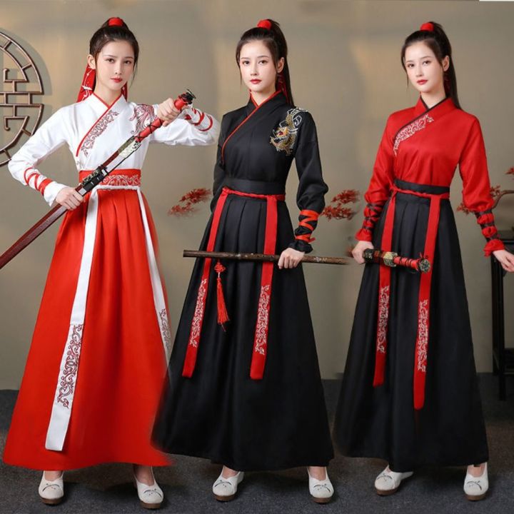 Kshu7 Hanfu ค่ะ ชุด Hanfu จีน ของจีน สไตล์ชนเผ่า กระโปรงอิน Hanfu เสื้อผ้า Hanfu วินเทจ ชุดจีน