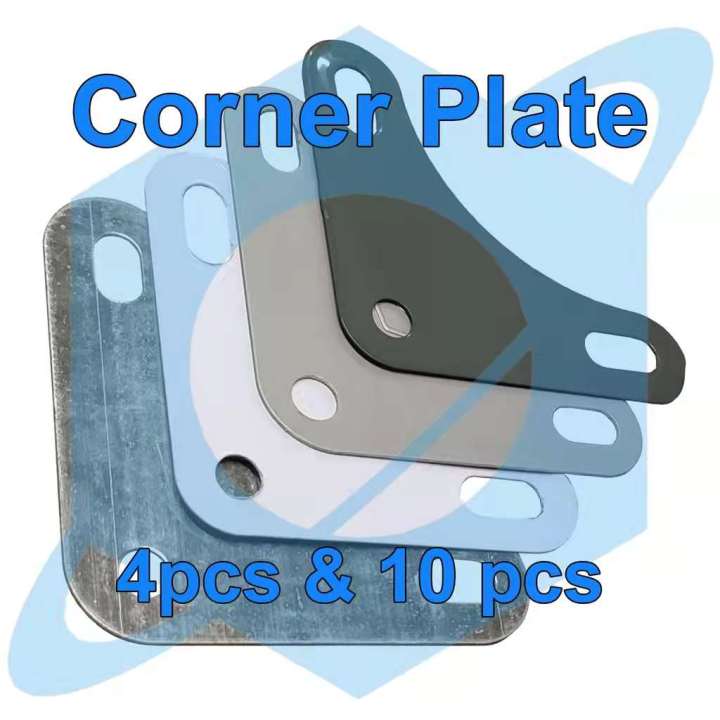 SAB Corner Plate Grey Light Duty White Light Duty GI Heavy Duty COT ...
