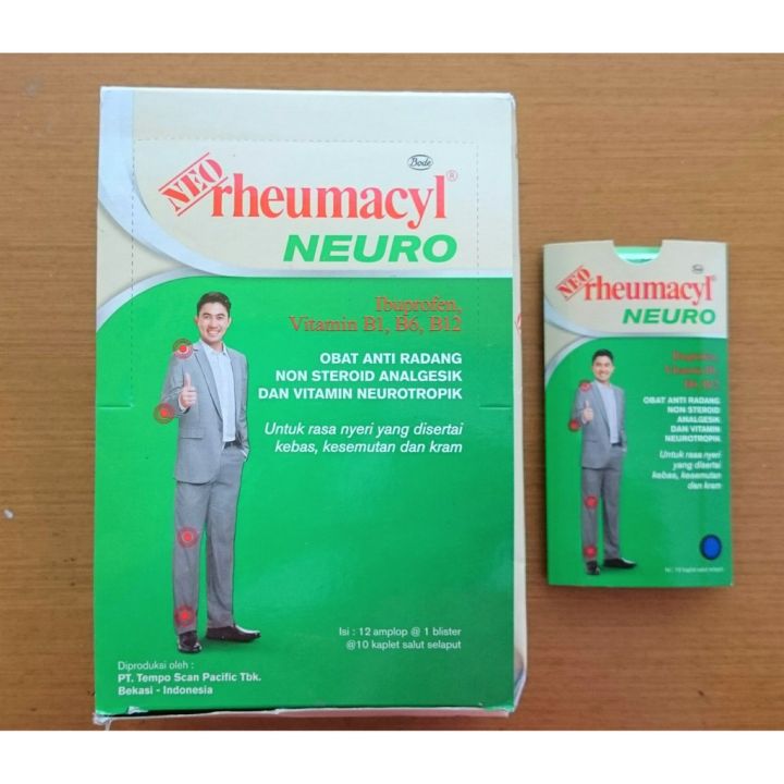 Neo Rheumacyl Neuro - Obat Nyeri Otot/Pegal/Kram/Kesemutan | Lazada ...
