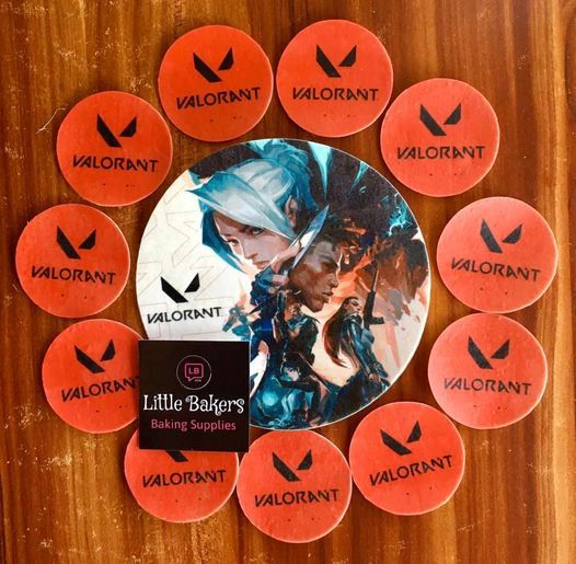 Valorant Edible Print for Cake and Cupcakes - Edible Printing - Cake ...