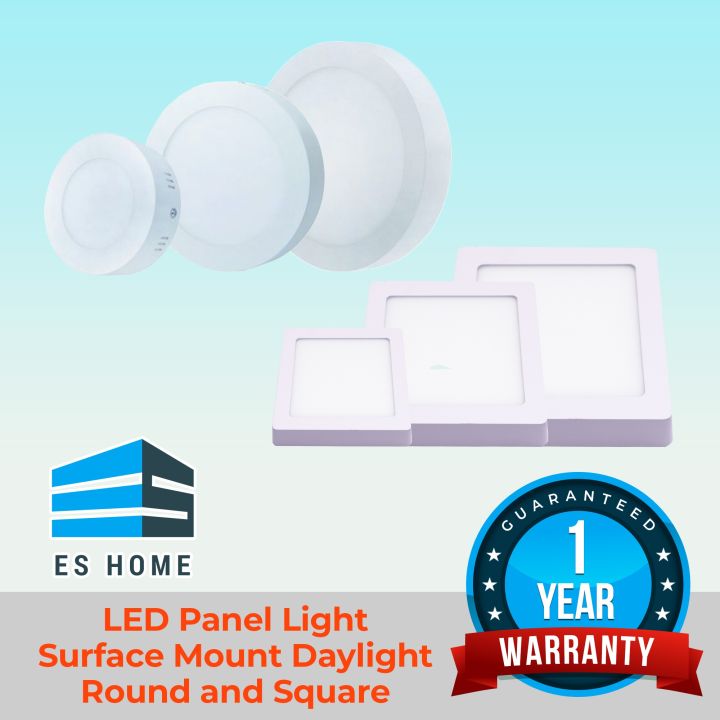 ES Surface Mounted 6W 12W 18W LED Panel Light Round and Square High ...