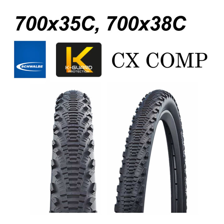 ยางนอกจักรยานทัวร์ริ่ง Schwalbe CX COMP ล้อ 700x35C, 700x38C ยางอเนก ...