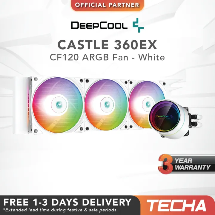 [FAST SHIP] Deepcool Castle 360EX | 360mm Radiator | ARGB | Deepcool ...