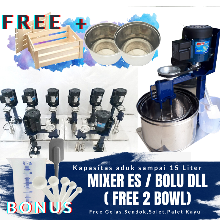 Stand Mixer alat mixer duduk ES KRIM BOLU stand mixer adonan roti ...