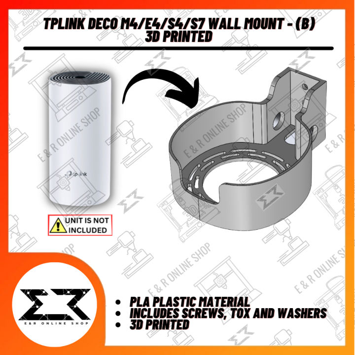 TP-LINK Deco M4 / E4 / S4 / S7 Wall Mount 3D Printed | Lazada PH