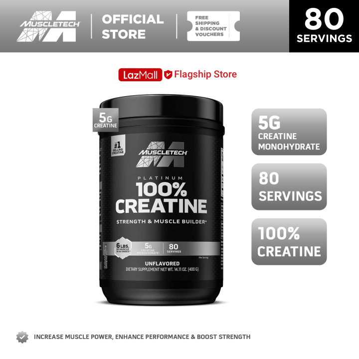 Muscletech 100% Platinum Creatine 400g 80 serve | Lazada PH